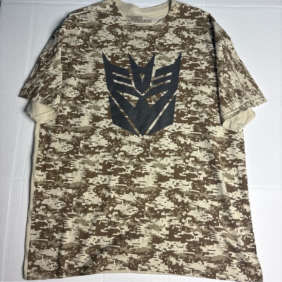 Transformers | Shirts | Transformers Adult Mens 2x Tshirt Tan Brown ...